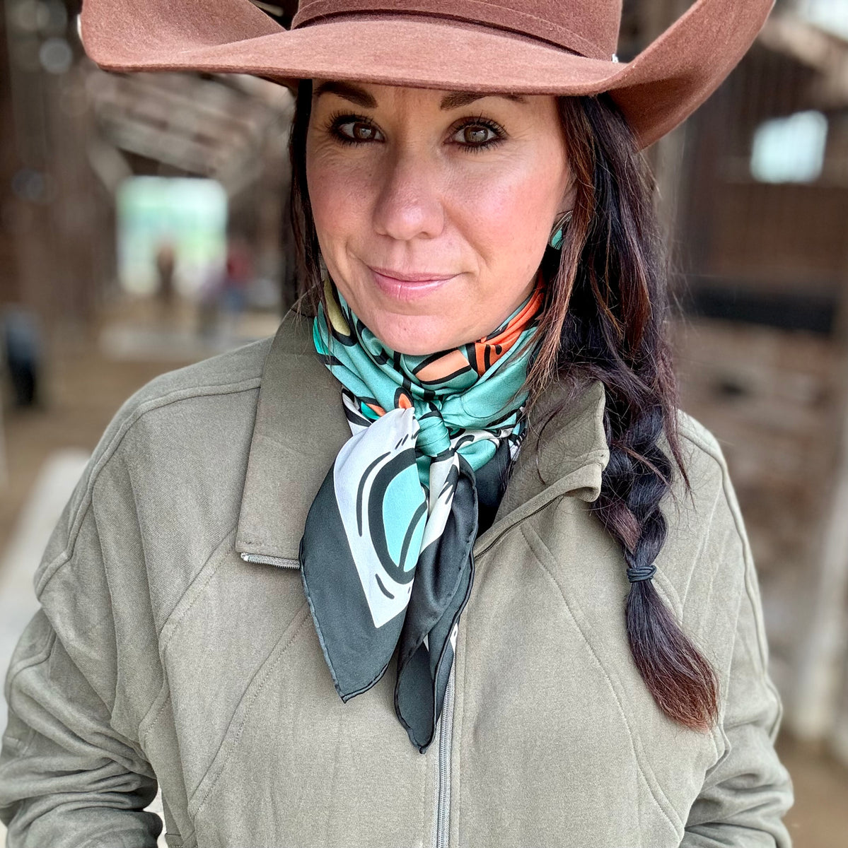 Silk LC Gray Horse – Gilliland H&C WIld Rags